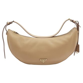 Prada Demi-Lune Gro&szlig;e Schultertasche - - Bags - Damen - Rosa - ONE SIZE