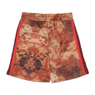 Dolly Noire Mesh Basketball Shorts Orange - - Shorts - Herren - Mehrfarbig - M