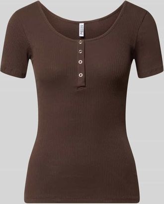 Pieces Slim Fit T-Shirt aus Baumwoll-Mix Modell KITTE