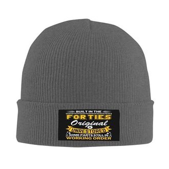 Generic Construit dans Les Ann&eacute;es 40 Unisex Skull Cap Coupe-Vent Watch Cap Classique Bonnet De Trawler pour Toutes Les Saisons Randonn&eacute;e Course &Agrave; Pied