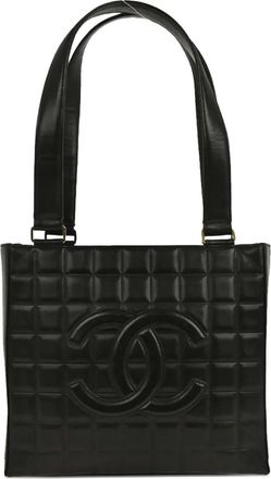 Chanel 2001-2003 Chocolate Bar Tote Bag - Schwarz