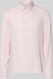 Blend Regular Fit Leinenhemd mit Viskose-Anteil Modell Bobby