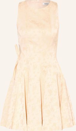 Sandro Sandro Jacquard-Kleid Mit Cut-Out gelb