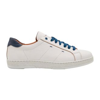 Exton Homme, Chaussures, Bleu, Taille: 44 EU Baskets en cuir