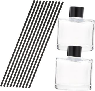 Garneck Diffusorflasche Aus Glas Für Ätherische Öle Leere Flasche Mit Stange Für Vielseitig Einsetzbar Für Aromatherapie Und Dekoration