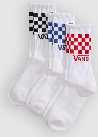 Vans Classic Check Crew Chaussettes blanc