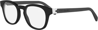 Bulgari Monture Optique en Aluminium - unisex - Accessoires - Noir - Taille: 50 MM