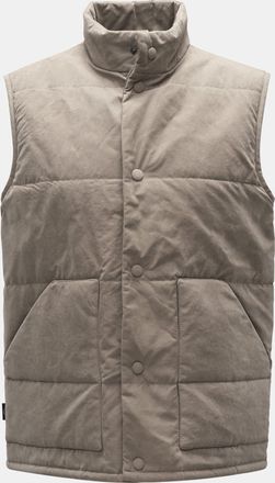 04651/ Herren - Outdoorweste Waxed Vest beige