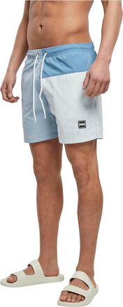 Urban Classics Herren Badehose 3 Block Swim Shorts pastelblue 3XL