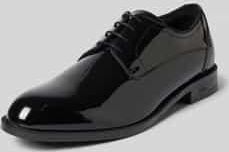 HUGO BOSS Schn&uuml;rschuhe aus Lackleder Modell Tayil