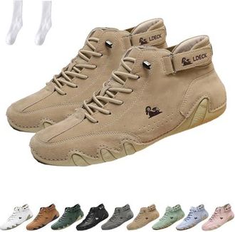 Generic Vogany Shoes - Baskets orthopédiques pour homme et femme - Unisexe - Imperméables - Respirantes - Décontractées, kaki, 37.5 EU