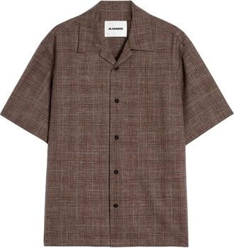 Jil Sander Homme, Chemises, Brun, Taille: M Overshirt
