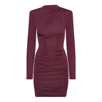 Rotate Rotate Birger Christensen, Femme, Robes, Rouge, Taille: 36 FR Robe drap&eacute;e