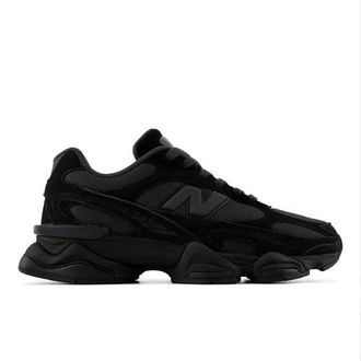 New Balance Unisexe 9060R en Noir/Gris, Su&egrave;de/Mesh, Taille 38.5