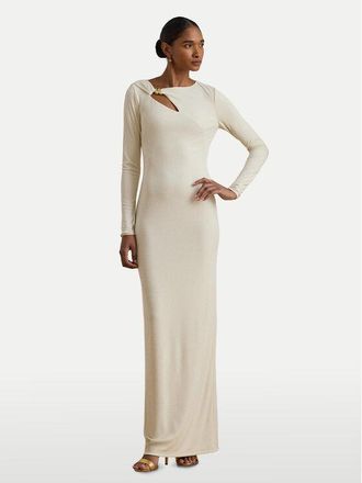Lauren Ralph Lauren Abendkleid 253P03589002 &Eacute;cru Slim Fit