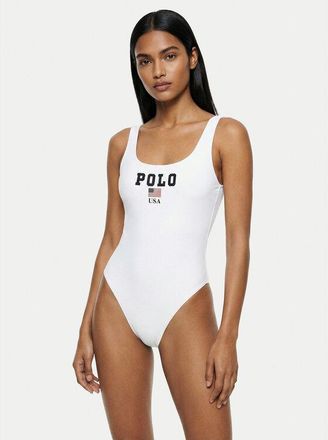 Polo Ralph Lauren Badeanzug 21612410 Wei&szlig;