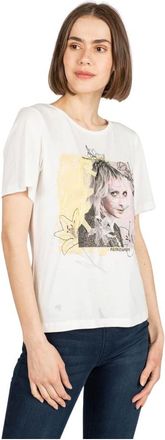 Patrizia Pepe T-shirt 8M1161 - Femme - Tops - Blanc - Taille: 36 FR