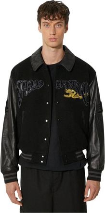 Awake NY Homme, Vestes, Noir, Taille: L Bomber Vestes