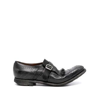 Churchs Homme, Chaussures, Noir, Taille: 42 1/2 EU Mocassins Noirs pour Homme