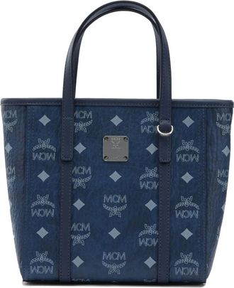 MCM Mcm, Femme, Sacs, Bleu, Taille: ONE Size Sac Bandoulière Bleu