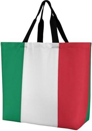Generic Drapeau De LItalie Sac Cabas L&eacute;ger Sacs De Courses Imperm&eacute;able Sac A Main Femme Pour Travail Universit&eacute; Voyage