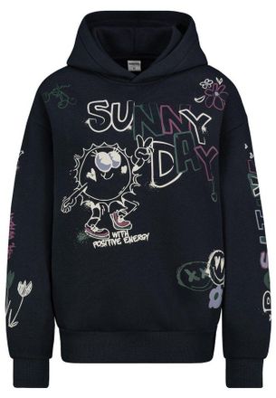 Sublevel Hoodie Mit Kapuze und farbenfrohem Motivprint (1-tlg) Positive Vibe Hoodie