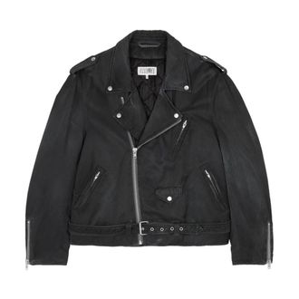 Maison Margiela Klassische Bikerjacke - - Jackets - Herren - Schwarzk - M