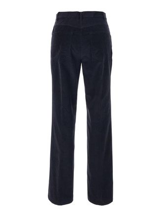 Semicouture Womens Corduroy Trousers Blue
