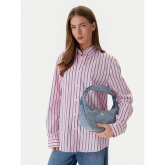 Calvin Klein Handtasche Calvin Klein Denim Soft Crescent Sm LV04F3207G Blau