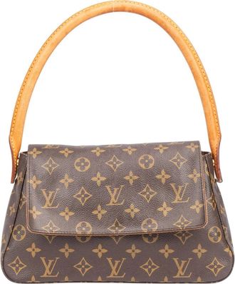 Louis Vuitton Crossbody Bags - Louis Vuitton Canvas Monogram Looping PM Handbag - Gr. unisize - in Braun - f&uuml;r Damen