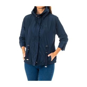 La Martina Lang&auml;rmlige wasserdichte Jacke - - Jackets - Damen - Blau - S
