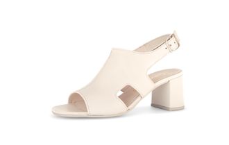 Gabor Damen Riemchensandalen, Frauen Sandalen,sommersandalen,sommerschuhe,freizeitschuhe,offene schuhe,strandschuhe,absatz,panna,44 EU / 9.5 UK