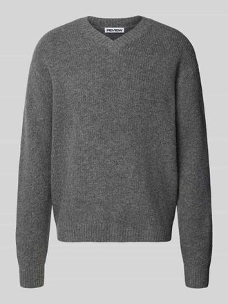 Review Pullover mit V-Ausschnitt Modell SOUFFLE V KNIT