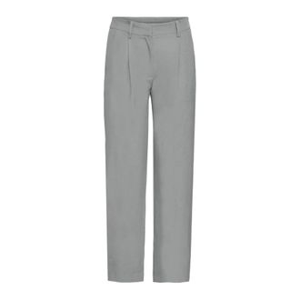 Ichi Straight Hosen - - Trousers - Damen - Grau - 2XL