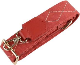 Pourchet Femme, Sacs, Rouge, Taille: ONE Size Bandouli&egrave;re Tress&eacute;e