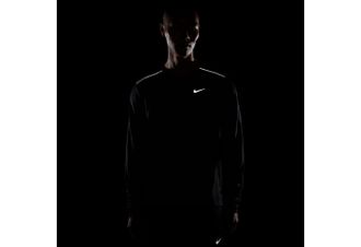 Nike Laufshirt M NK DF UV MILER LS TOP mit Rundhalsausschnitt, Kurzarm, schnell trocknend, atmungsaktiv