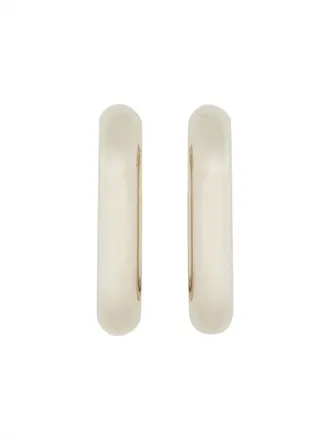 Paco Rabanne XL Link Brass Earrings - Silver