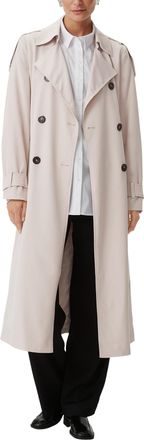 Comma Trenchcoat mit Bindegürtel