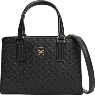 Tommy Hilfiger Femme, Sacs, Noir, Taille: ONE Size Monogram Crossbody Tote Bag