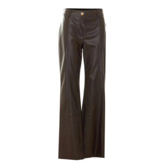Liu Jo Pantalon large - Femme - Pantalons - Brun - Taille: 40 FR