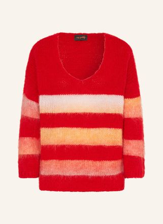 Miss Goodlife Miss Goodlife Pullover Mit Alpaka rot