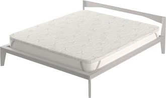 Italian Bed Linen Topper Vera abziehbar mit Leinenbezug, Doppelbett Maxi 180 x 200 cm