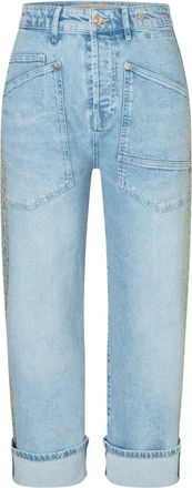 M.A.C Baggy Denim Jeans f&uuml;r authentischen Komfort - - Jeans - Damen - Blau - M