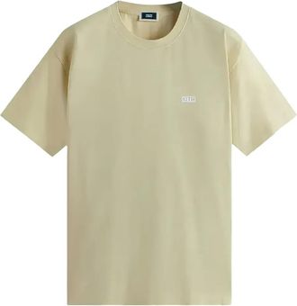 Kith t-shirt à logo brodé - Tons neutres