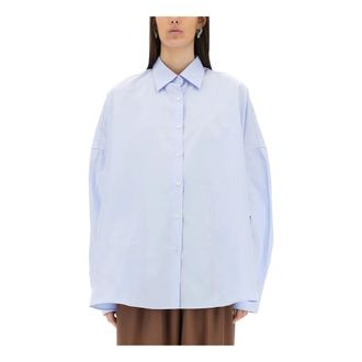 Dries Van Noten W.w. Shirt - Femme - Blouses et Chemises - Bleu - Taille: 38 FR