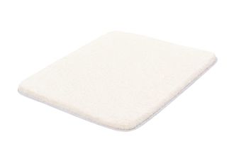 Kleine Wolke Badteppich Meadow, 50x 60 cm, Wei&szlig;