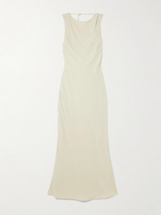 St.Agni Maxikleid Aus Einer Lenzing-lyocell-ecovero-mischung - Creme