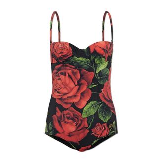 Dolce & Gabbana Damen, Bademode, Schwarzk, XLGr&ouml;&szlig;e