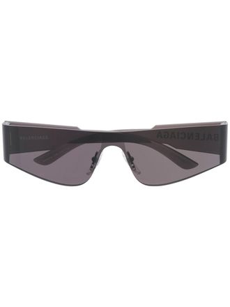 Balenciaga Lunettes de Soleil &agrave; Monture Rectangulaire - Noir