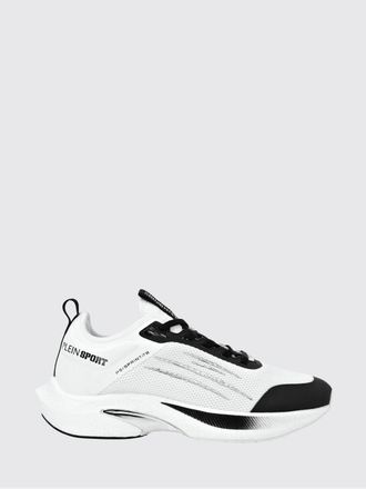 Plein Sport PS/Sprint-78 Zweifarbige Mesh-Sneakers mit gedrucktem Logo